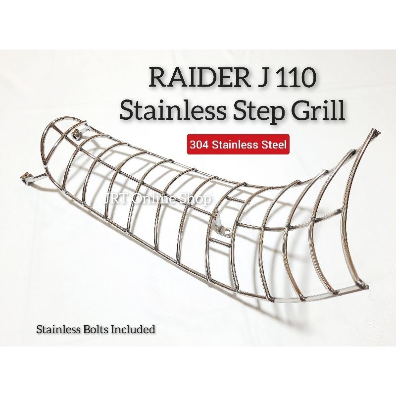 Stainless Step Grill Suzuki Raider J 110/Pro | Shopee Philippines