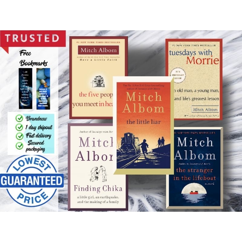 mitch albom book collection (brandnew reprints) | Shopee Philippines