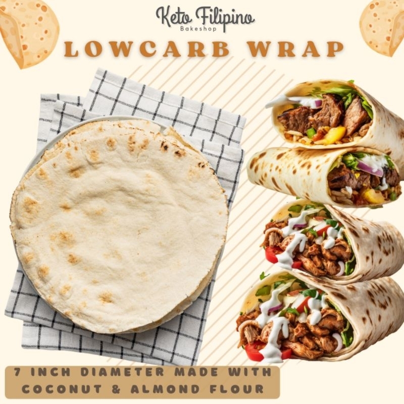 KETO PITA BREAD Wrap Lowcarb Sugarfree Gluten free | Shopee Philippines