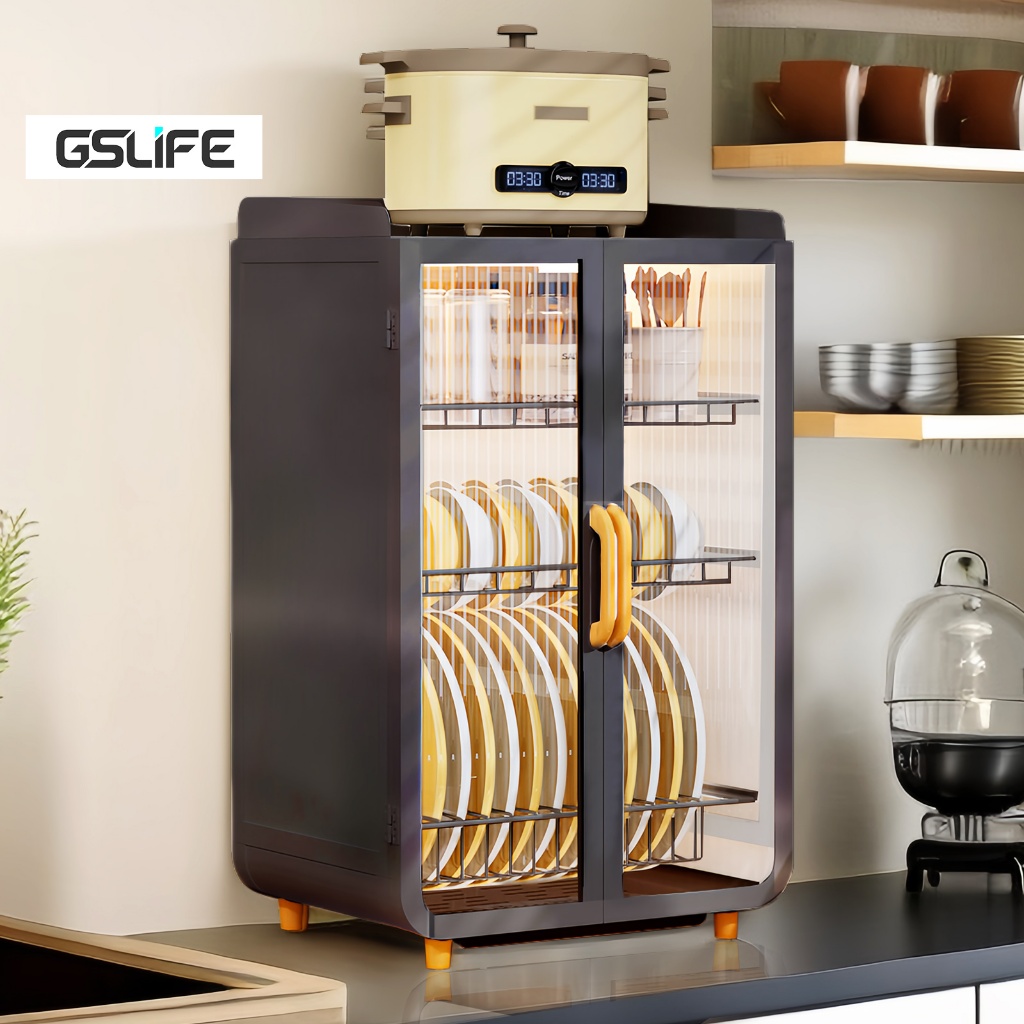 GSlife Upgrade 2/3Layers Large Kitchen Cabinet Metal Dish Rack with ...