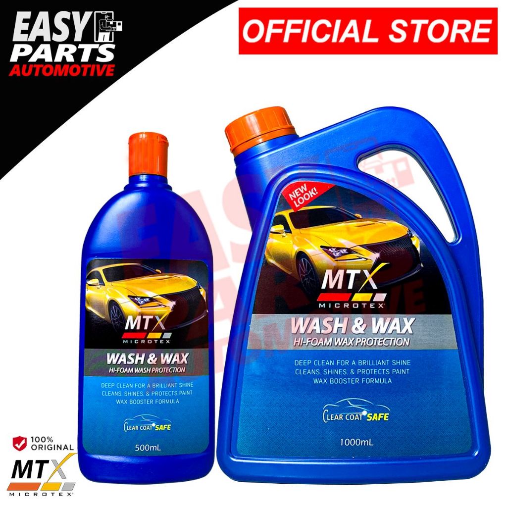 Microtex Wash & Wax Hi-Foam Wax Protection | Shopee Philippines