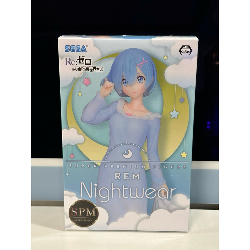 SEGA Rem Ver Character Model. Night Wear Genuine, Model Re: Zero ...