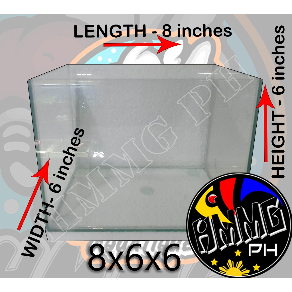 Betta Tank Size 8x6x6" grooming (MAXIMUM of 2 Tanks per checkout ...