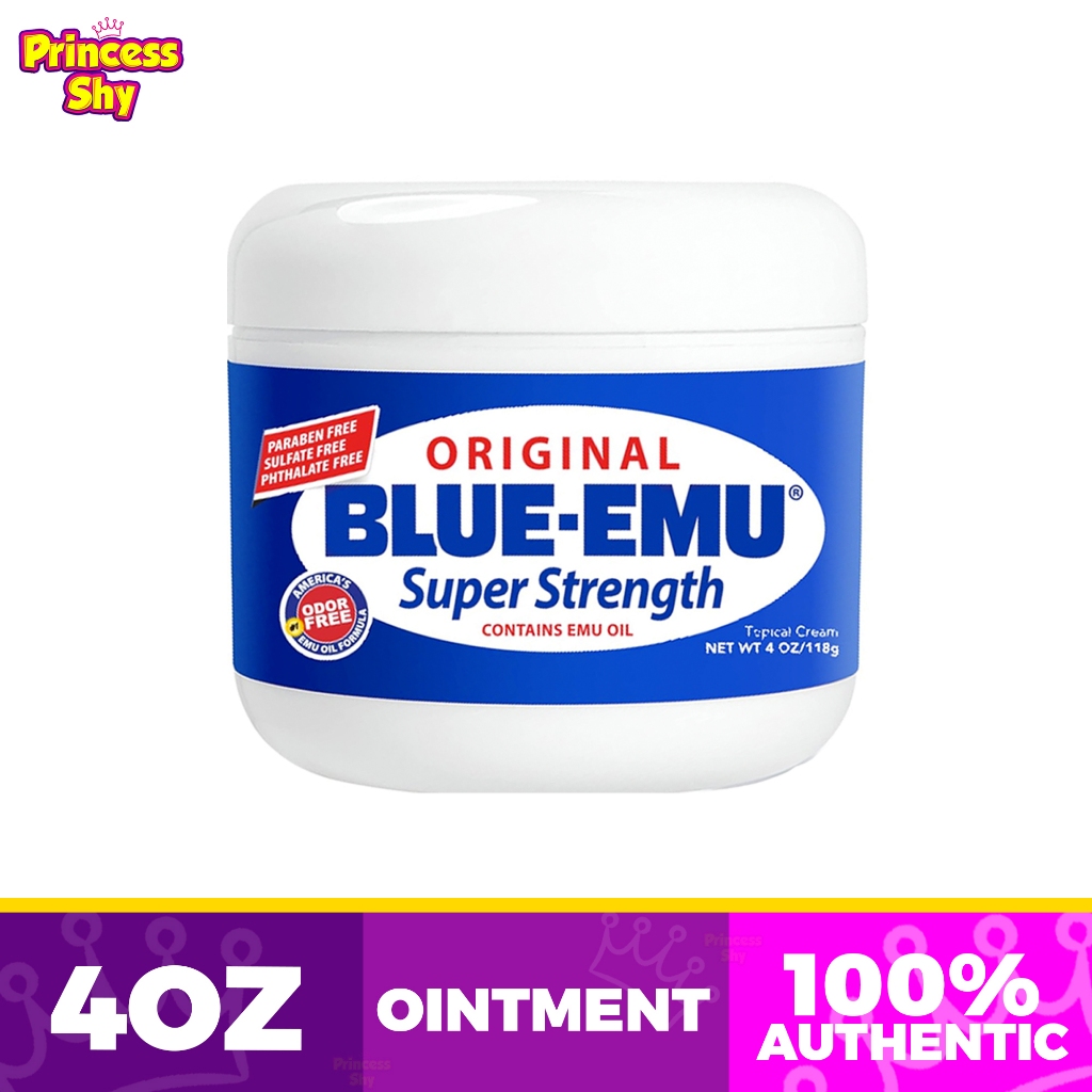 Blue-Emu Original Super Strength Topical Cream with Emu Oil 4 oz 118g ...