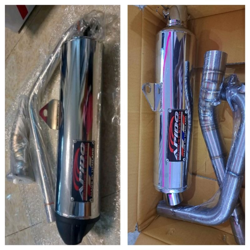 apido pipe raider 150 fi silver | Shopee Philippines