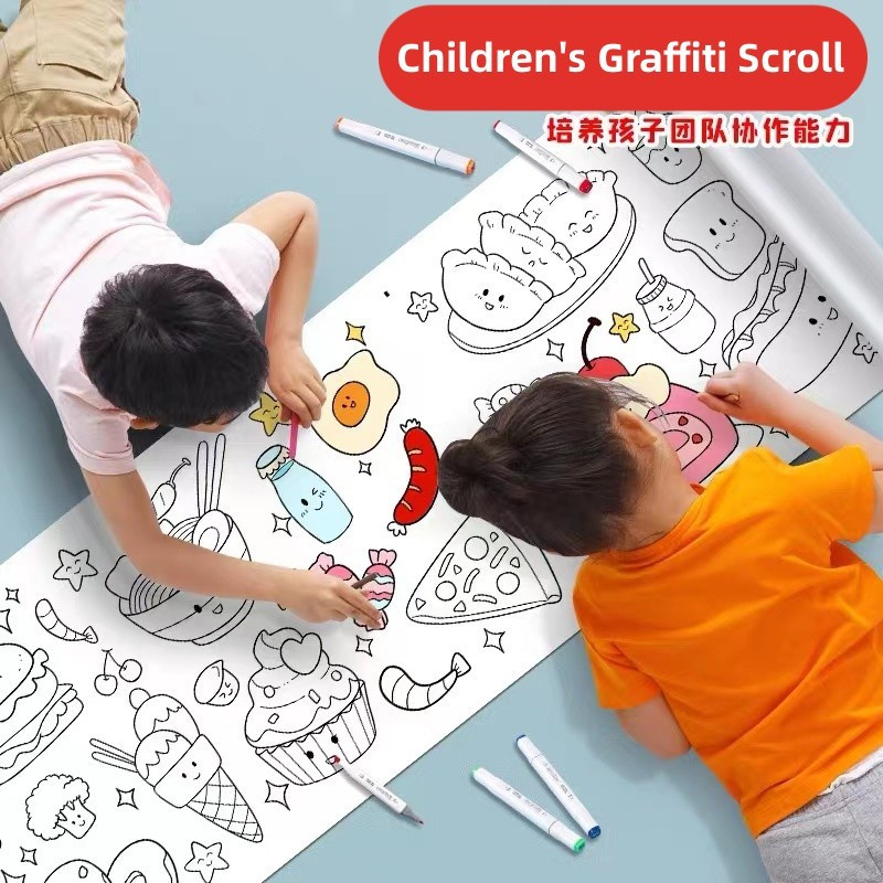 3-Meter Graffiti Scroll - Coloring Roll | Shopee Philippines
