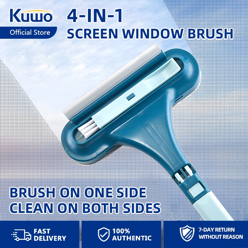 Kuwo 4 In 1 Screen Window Brush Dust Remover Cleaning Glass Cleaner ...