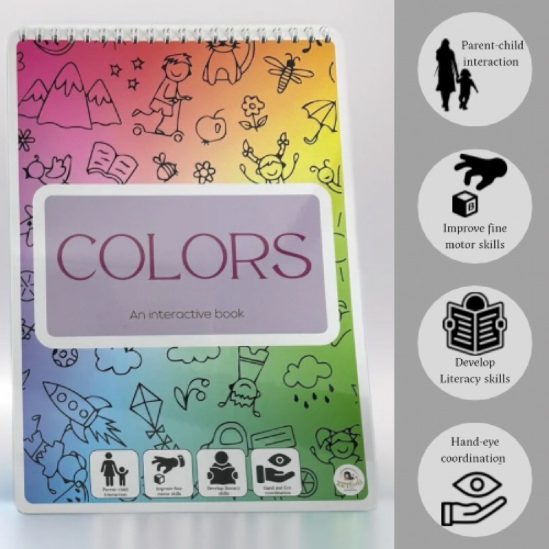 Colors Interactive Book | Speech Therapy Adapted Books | Special ...