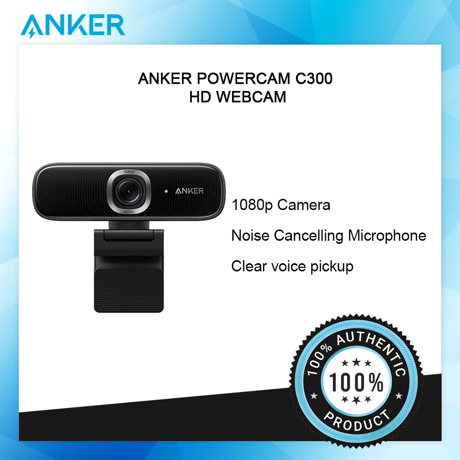 Anker PowerCam C300 Smart Full HD Webcam 1080P | Shopee Philippines