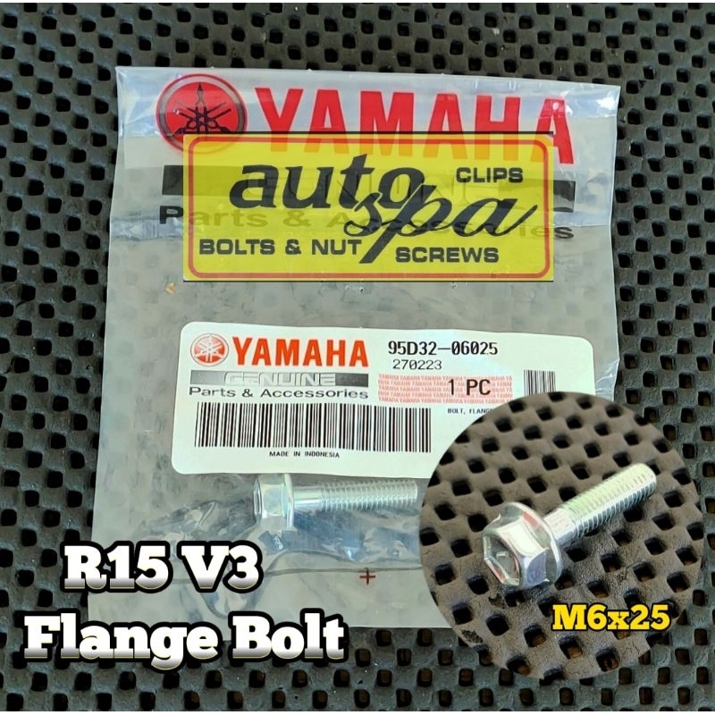 Genuine Yamaha 6x25 R15 V3 BOLT FLANGE DEEP RECESS (YGP) (Genuine ...