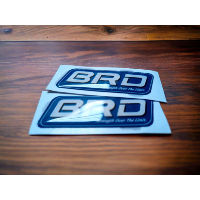 BRD 3D EMBLEM | JELLY EMBOSSED STICKER | Shopee Philippines