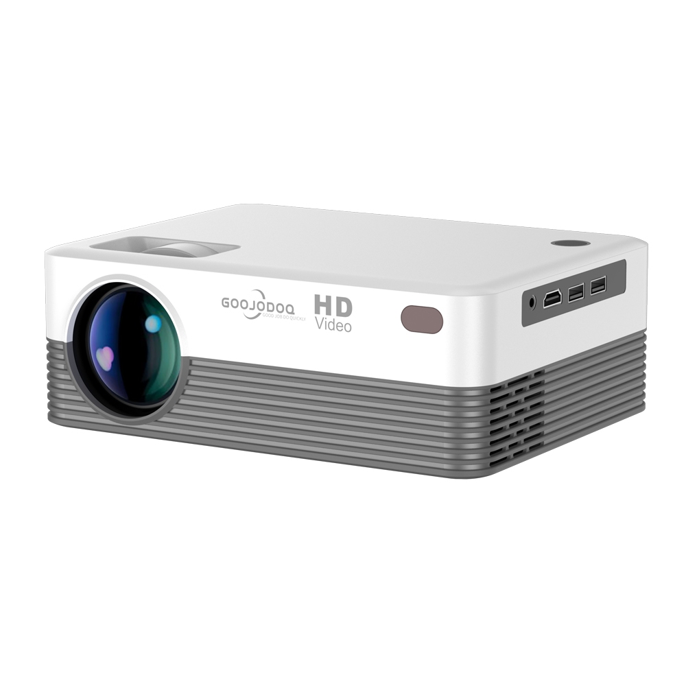 GOOJODOQ Mini Projector for Phone Ultra HD 720P Laptop Screen ios ...