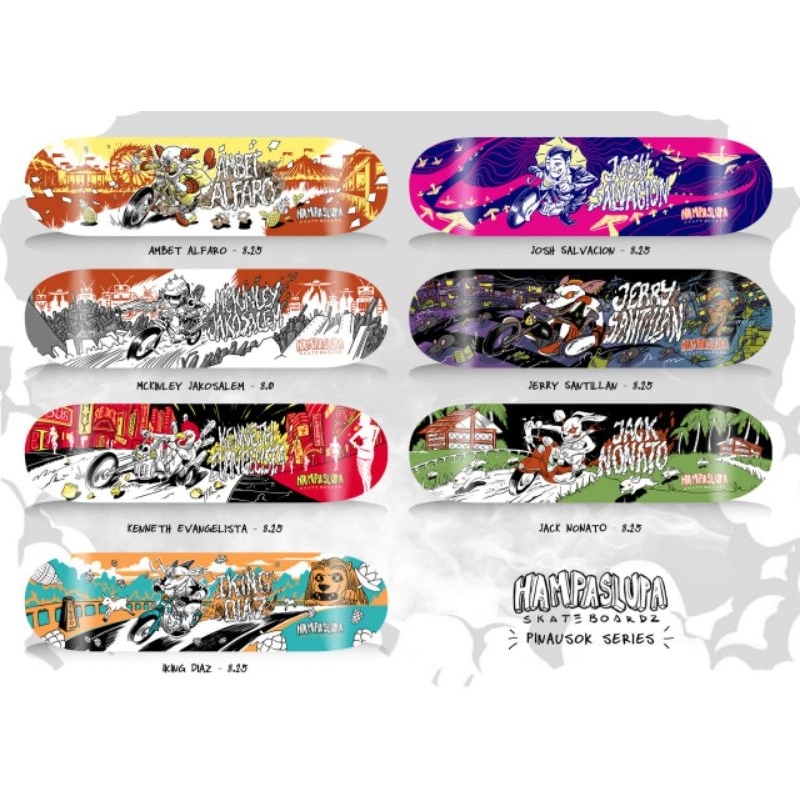 Hampaslupa Skateboards Free Griptape | Shopee Philippines