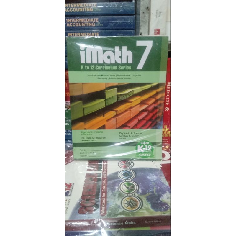 I MATH GRADE 7 (SLITELY USE) | Shopee Philippines