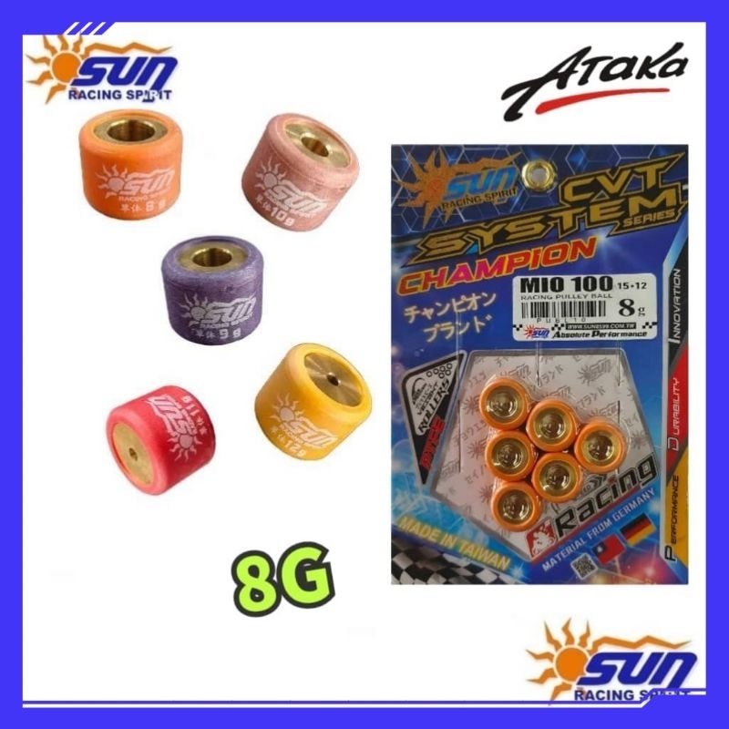 SUN RACING FLYBALL MIO100 7G 8G 9G 10G 11G 12G SPORTY SOULTY | Shopee Philippines