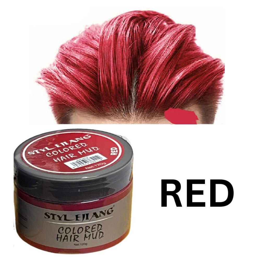 Washable Color Hair Wax 120g Blue Red Gold Green Purple Gray White ...