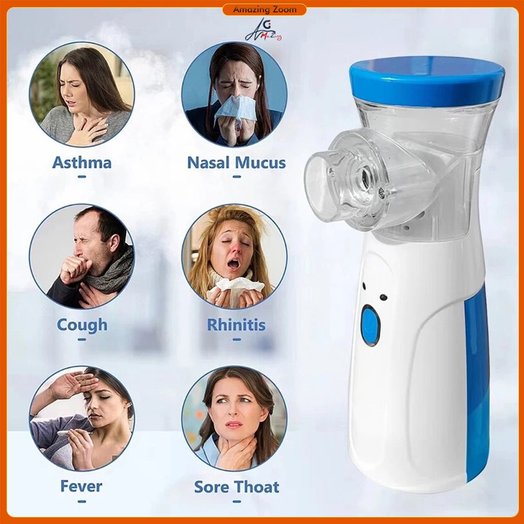 Medical Equipment Silent Nebulizer Mini Handheld Inhaler Inhalator Kids ...