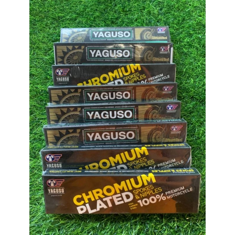 ORIGINAL YAGUSO (RIOS - SPOKES) CHROMIUM AND NIPPLE (120 -129 - 150 ...