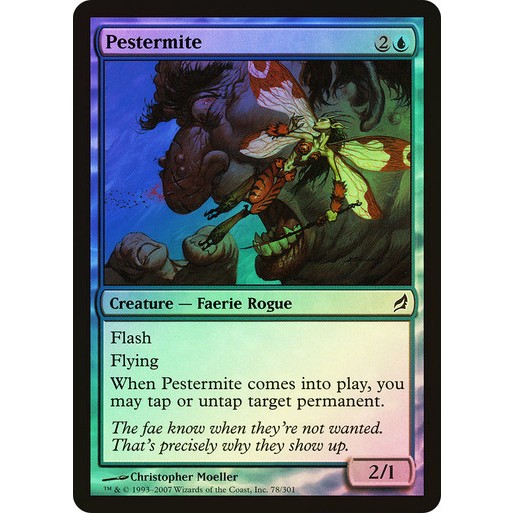 Magic the Gathering | Pestermite (Lorwyn Foil) | Shopee Philippines