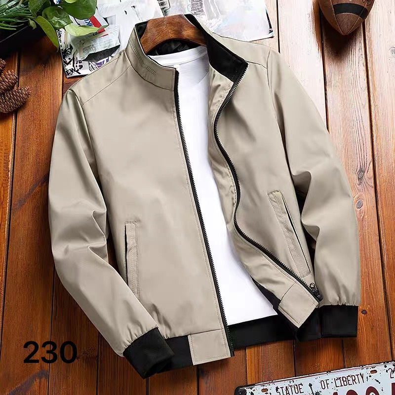 Men's Plain bomber jacket on hand Good Quality DESIGN ZIPPER HAS 2 KIND ...