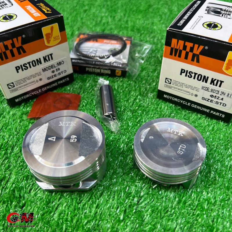 PISTON KIT SET Mio carb or Mio i 125 M3,soul i 125 GT125 MTK standard ...