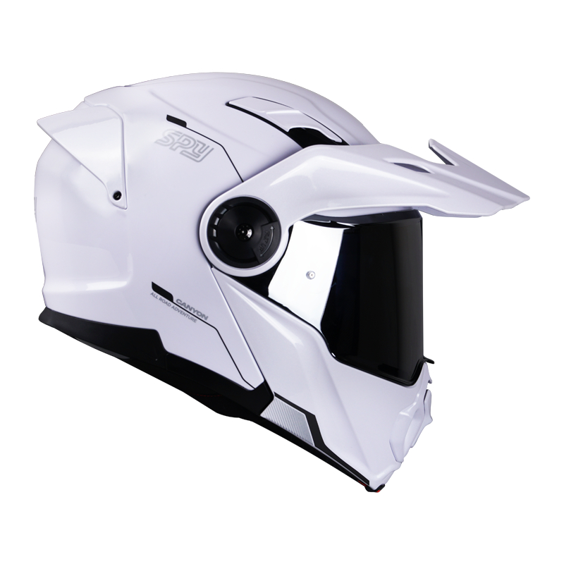 SPY Canyon PD S0 - Fiber Glass Modular Dual Visor Helmet (Free Clear ...