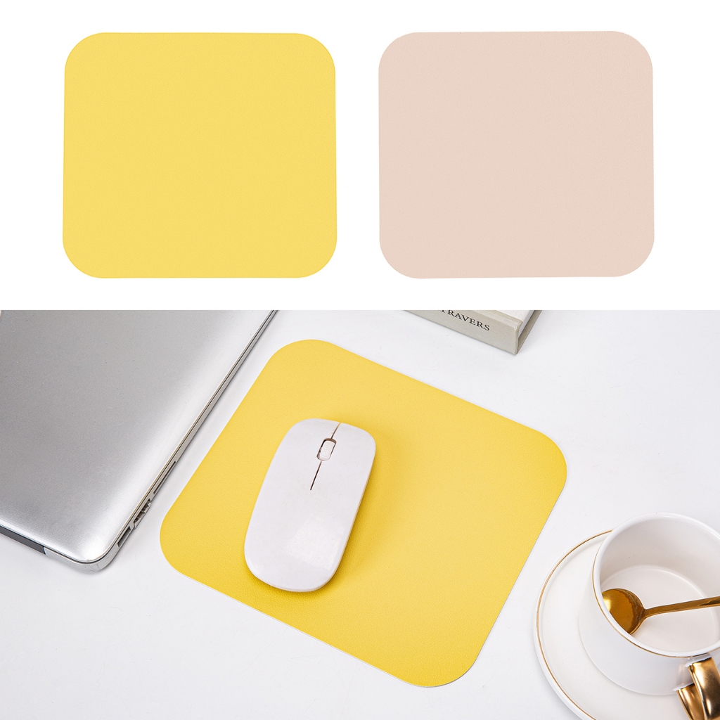 Two Tone Mouse Pad Leather Mouse Pad Double Sided Mouse Pad Large Mouse ...