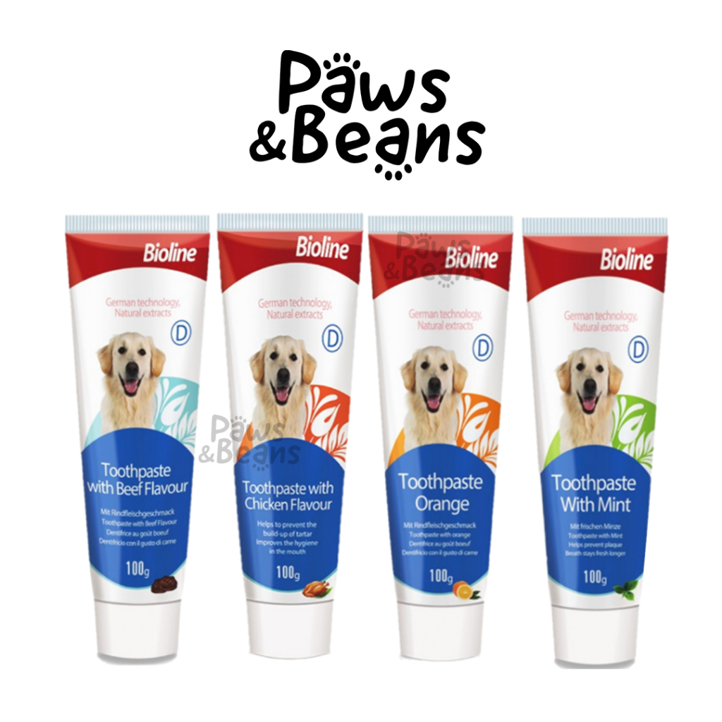 Bioline Toothpaste for Dogs Dog Oral Care Dog Dental Care Dog ...