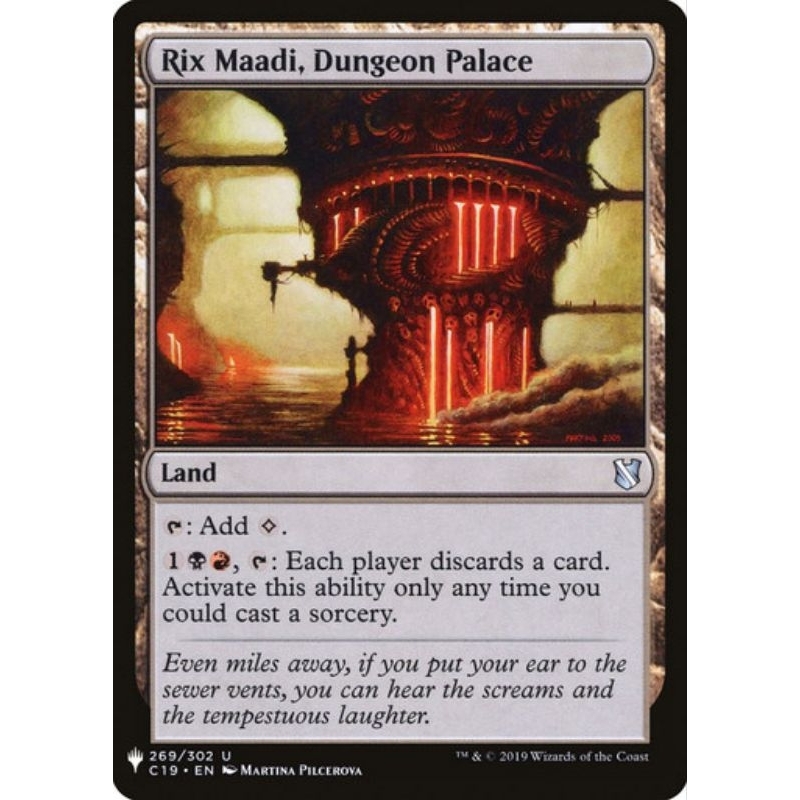 Rix Maadi, Dungeon Palace - The List - Uncommon - MTG Cards (WotC ...