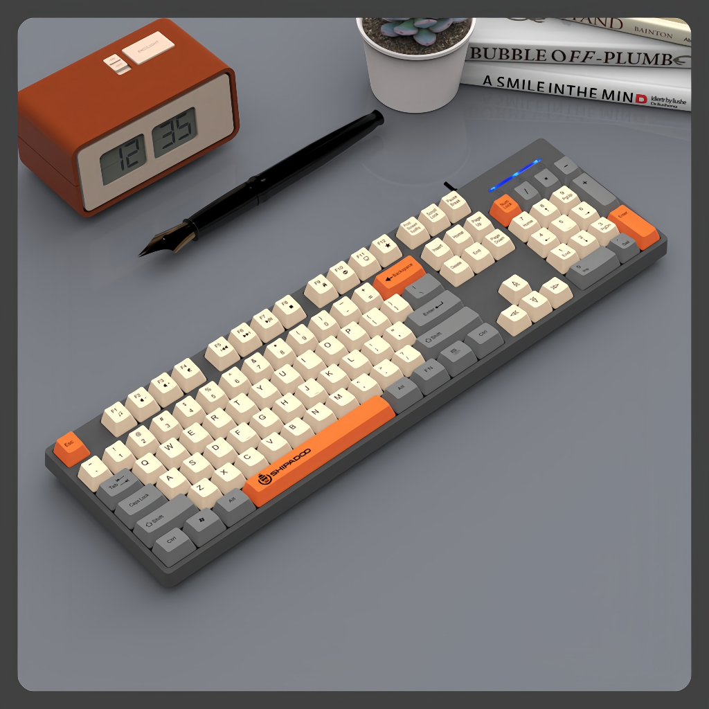 Colorful Atmosphere Wired Keyboard High Quality Office Desktop Computer ...