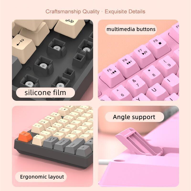 Colorful Atmosphere Wired Keyboard High Quality Office Desktop Computer ...