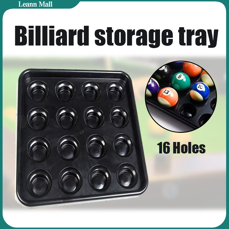 16 Holes Plastic Billiard Ball Tray Billiard Ball Storage Tray Ball ...
