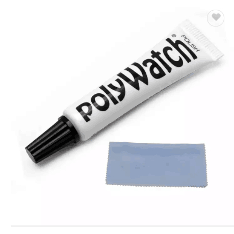 Original German Polywatch Watch Plastic Acrylic Crystal Glass Polish ...
