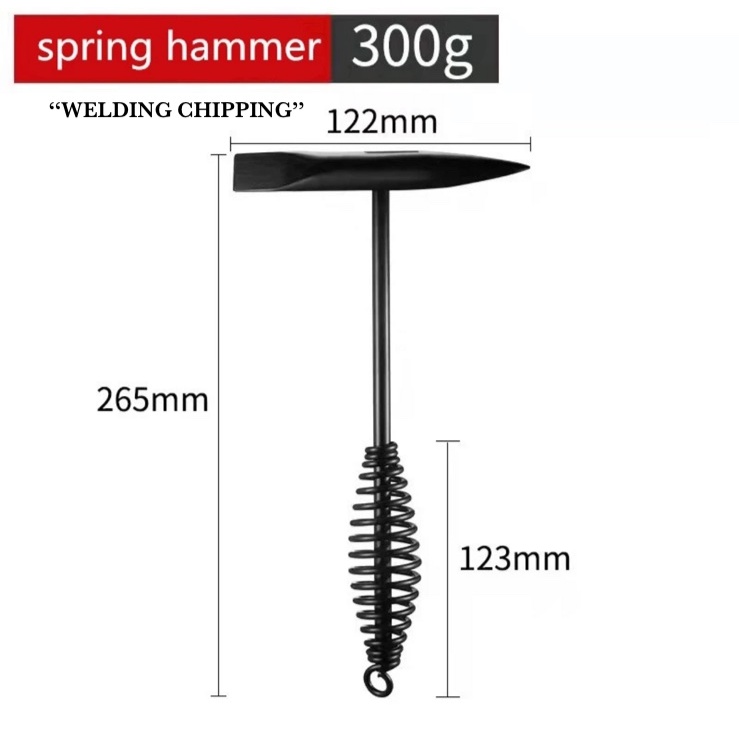 Welding Chipping Hammer Spring Handle Industrial Grade Welding Hammer ...