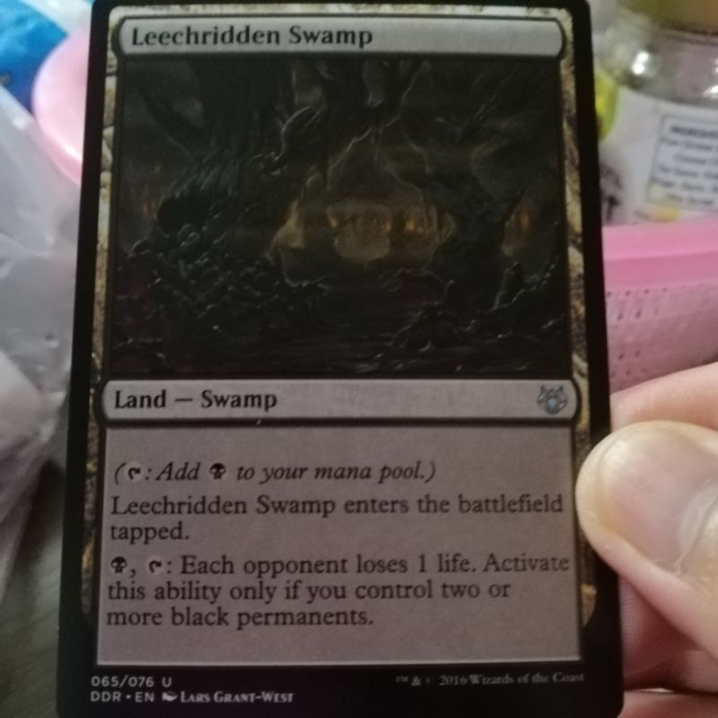 1 Leechridden Swamp duel deck MTG card magic the gathering | Shopee ...
