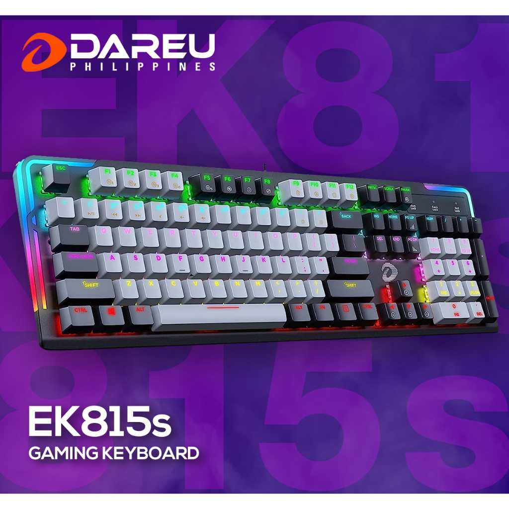 DAREU EK815S Black-Grey Mechanical Keyboard | Shopee Philippines