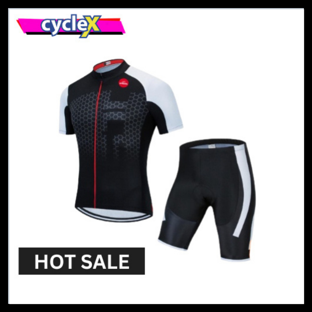 Cyclex Cycling Jersey Set for Men Women Drifit Road Bike Short Sleeve with Padded Shorts RB 13 ...