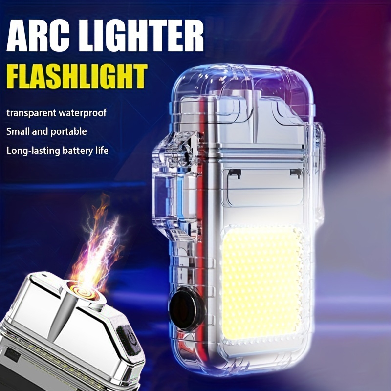 Arc Lighter USB Charging Lighter With Rechargeable LED Waterproof Work ...