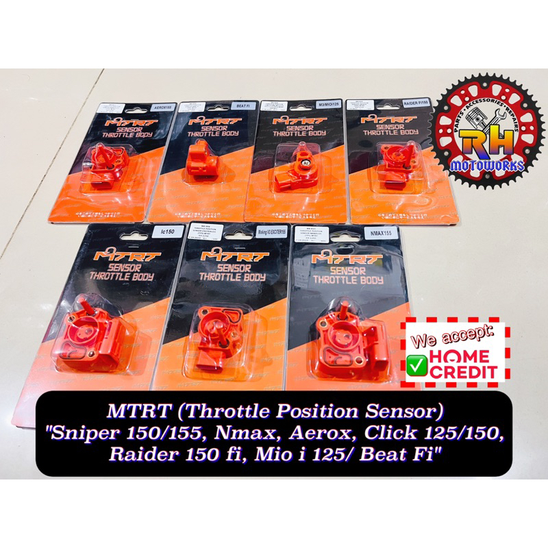 MTRT TPS for Sniper 150/155, Nmax/Aerox, Click 125/150, Mio i 125/ Msi125/ Raider 150 Fi, Beat ...