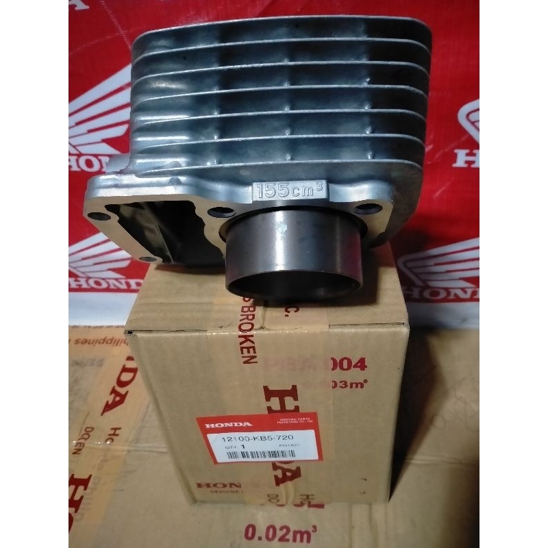 Cylinder Block Standard Honda TMX 155 Original Genuine (12100-KB5-720 ...