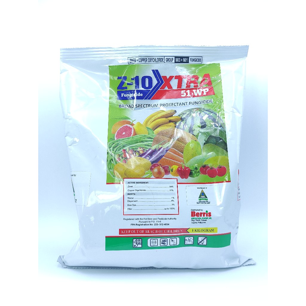 AGRIA Z-10 XTRA 51 WP ZINEB + COPPER OXYCHLORIDE BROAD SPECTRUM ...