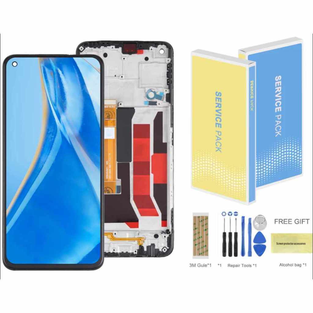 ORIG LCD WITH FRAME FOR REALME C15/C12/C11/C11 2021/REALME C2 LCD TOUCH ...