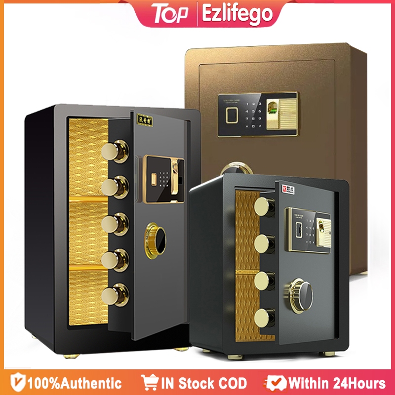 All Steel Safe Box Fireproof AntiTheft Depository Cash Jewelry Security ...