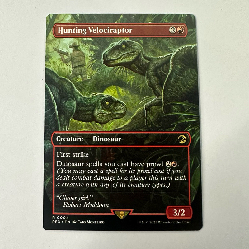 HUNTING VELOCIRAPTOR | REX JURASSIC WORLD COLLECTION | DINOSAUR | RED ...