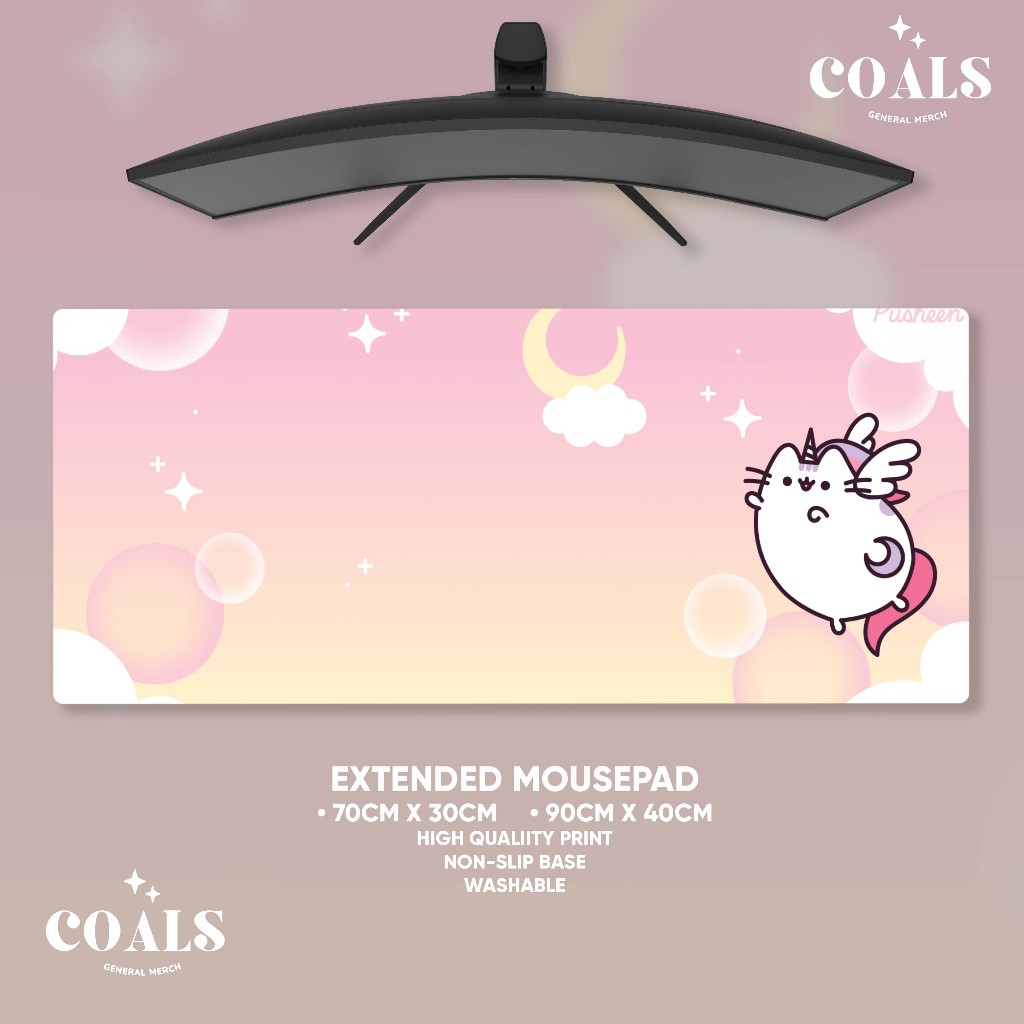 Pusheen Extended Mousepad | Ai Hoshino | Large Gaming Deskmat | Shopee ...