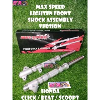 JRP LIGHTEN FRONT SHOCK ASSEMBLY GOLD SERIES FOR HONDA CLICK 125 / 150 / BEAT Fi / BEAT CARB ...