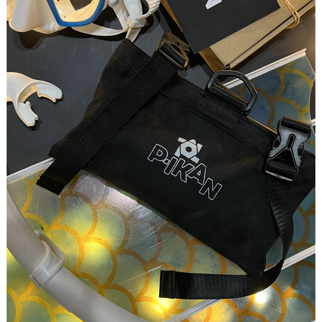 Pikan Fish Bone Fin Carrier Fin Bag Freediving Bag Black | Shopee ...