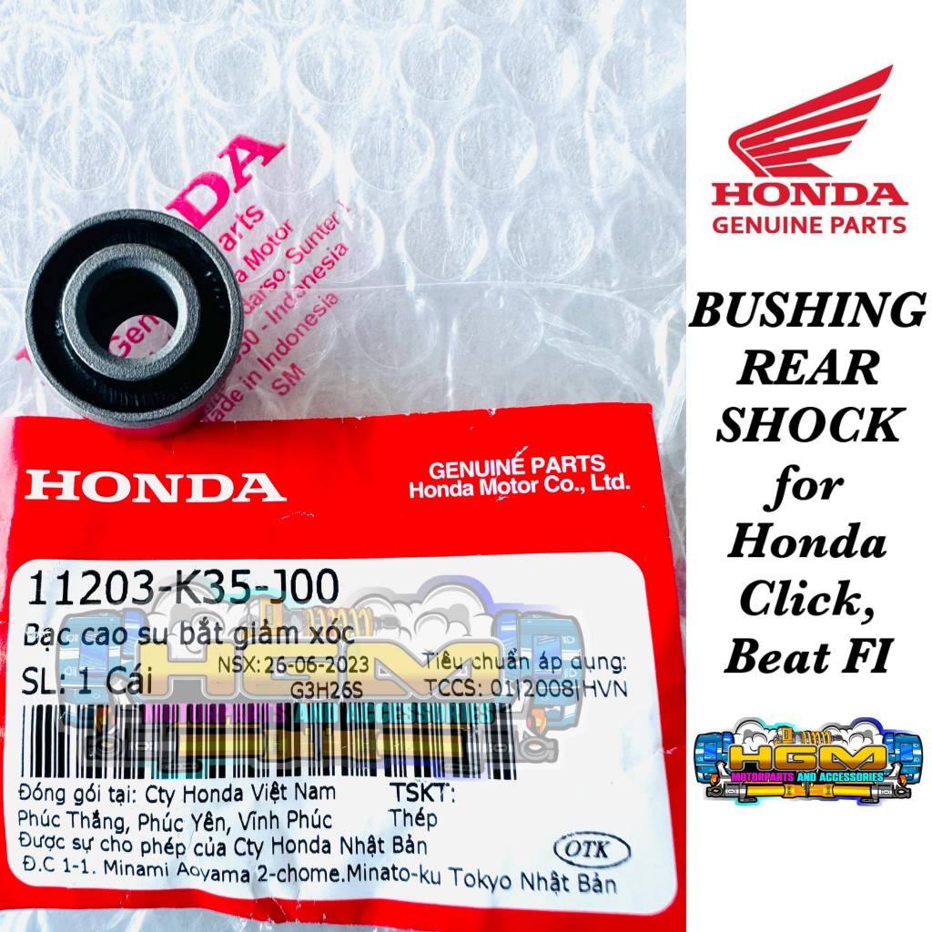 BUSHING REAR SHOCK FOR HONDA CLICK | BEAT FI | ADV | PCX | GENIO ...
