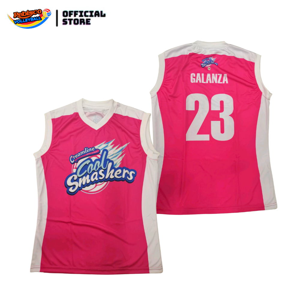 Creamline Cool Smashers Cheer Jersey Galanza | Shopee Philippines