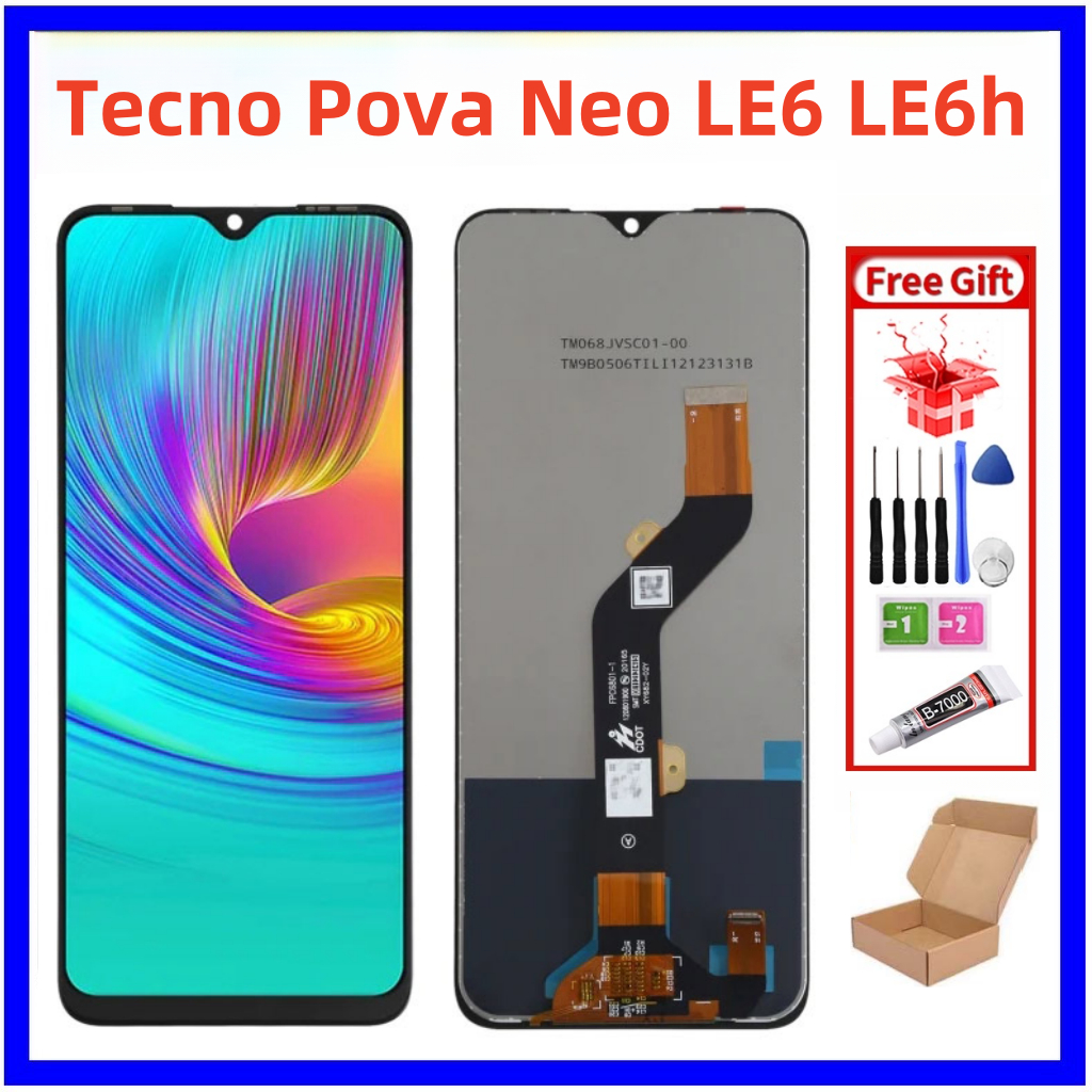 Orig Lcd For Tecno Pova Neo LE6 LE6h LCD Display Touch Screen Digitizer ...